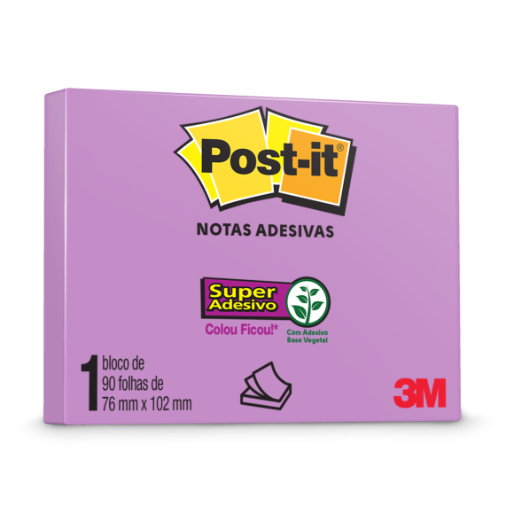 POST-IT 657 76X102 NEON ROXO 3M HB004392120